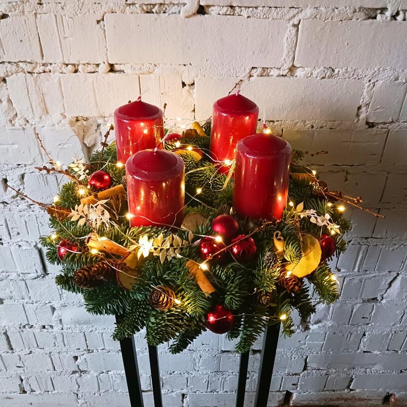 Advent Wreath - Etsy