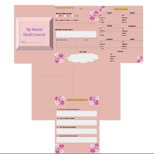 Daily Mental Health Log, Daily Intentions, Weekly Reflections ...