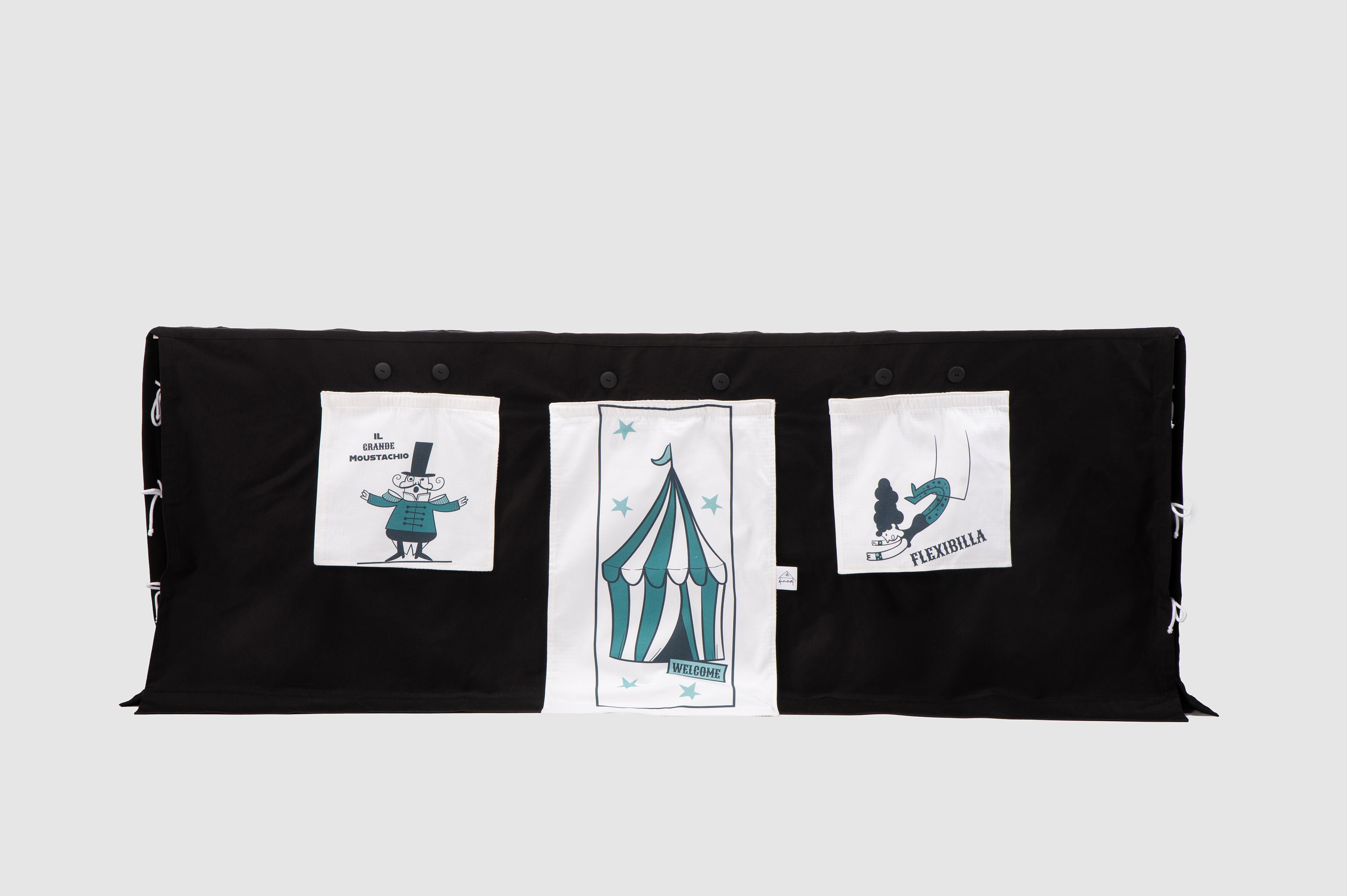 Black Table Tent, Table Fort, Play Circus Tent, Gift for Grandchildren ...