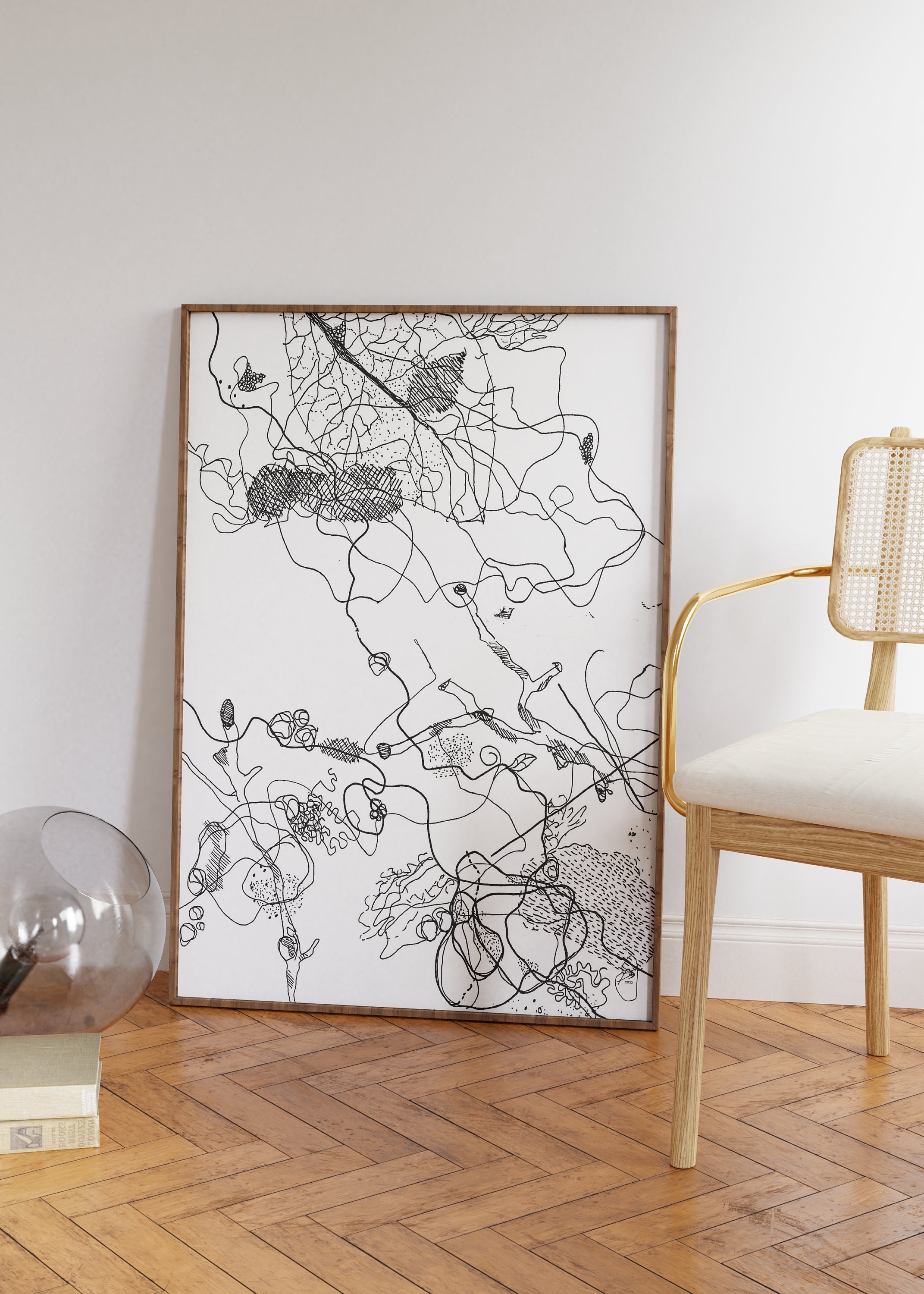 Line Drawingline Art Drawing Printable Wall Art Digital - Etsy