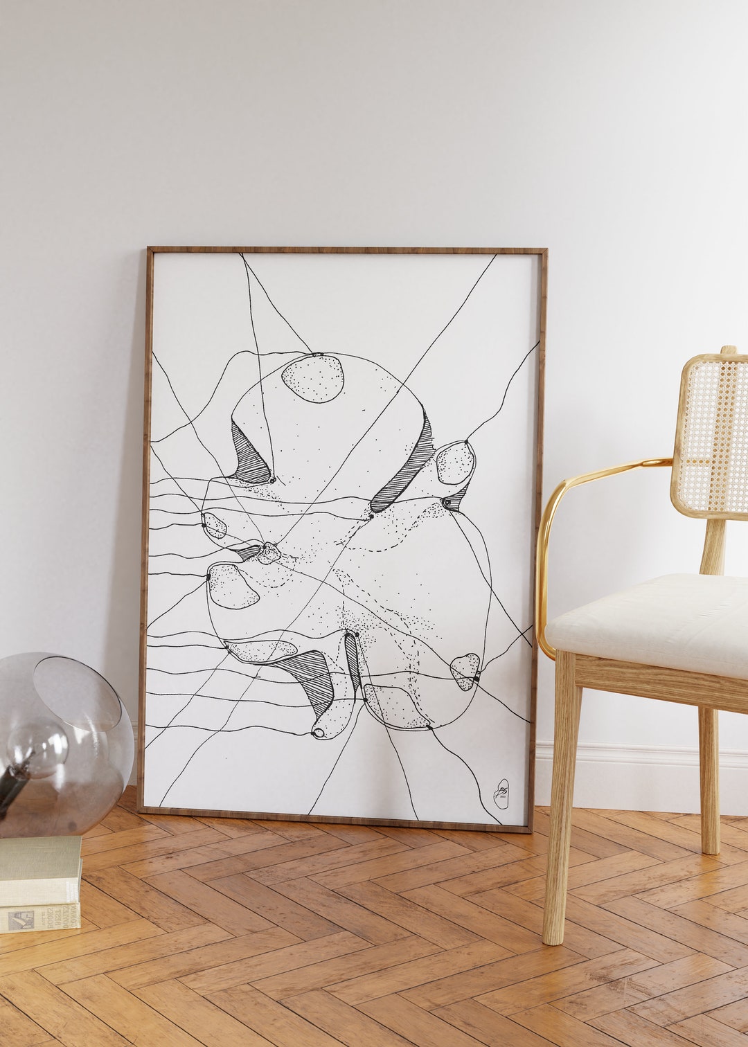 Line Drawingline Art Drawing Printable Wall Art Digital - Etsy