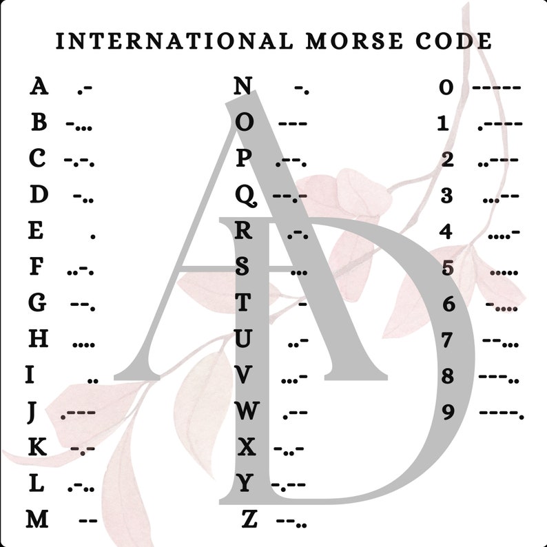 Custom Morse Code Bracelet Couple Morse Code Best Friend Bracelet ...