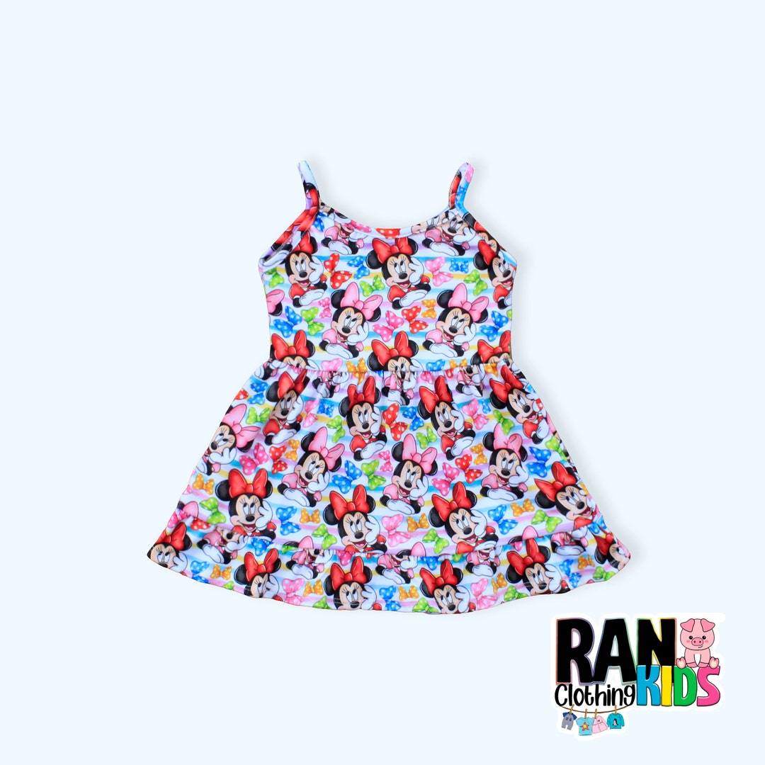 Girl Print Cami Dress, Baby Girl Daisy Cami Dress, Girl Disney Ankle ...
