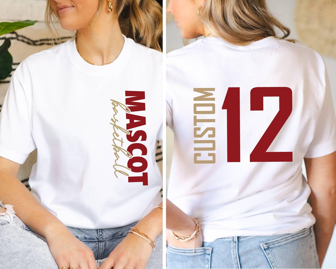 Personalized Basketball Shirt, Custom Basketball Mom Shirt, Game Day ...