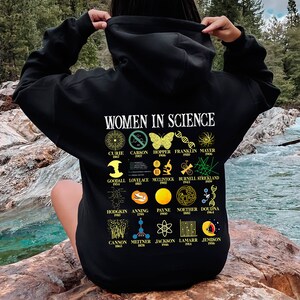Women in Science Hoodie, Gift for Science Teacher, Retro Vintage ...