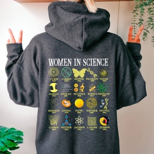 Women in Science Hoodie, Gift for Science Teacher, Retro Vintage ...