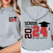 Custom Class of 2024 Senior Hoodie, Senior 2024 Hoodie, Personalized ...