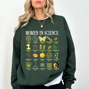 Women in Science Sweatshirt, Gift for Science Teacher, Retro Vintage ...