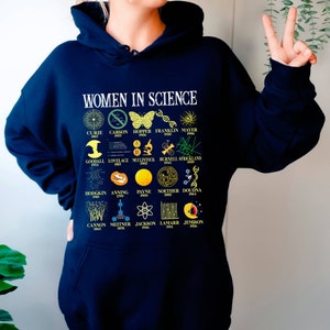 Women in Science Hoodie, Gift for Science Teacher, Retro Vintage ...