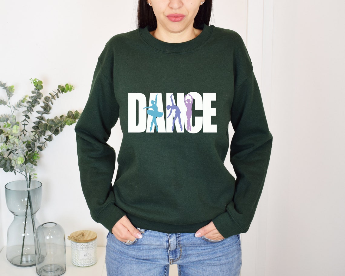 Dance Sweatshirt, Three Different Dancer Shirt, Dance Lover Sweatshirt ...