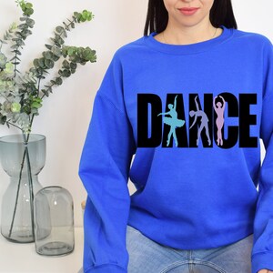 Dance Sweatshirt, Three Different Dancer Shirt, Dance Lover Sweatshirt ...