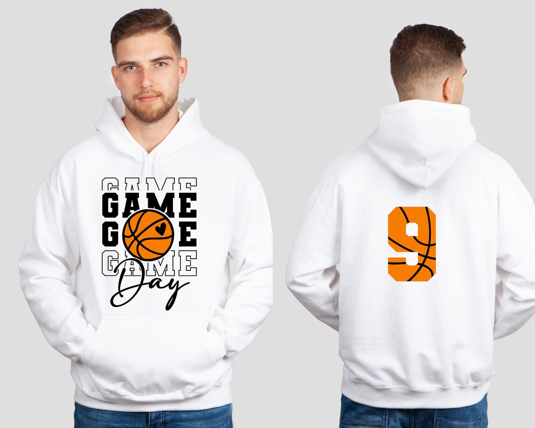 Custom Game Day Basketball Hoodie, Basketball Fan Clothing, Game Day ...