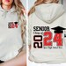 Custom Class of 2024 Senior Hoodie, Senior 2024 Hoodie, Personalized ...