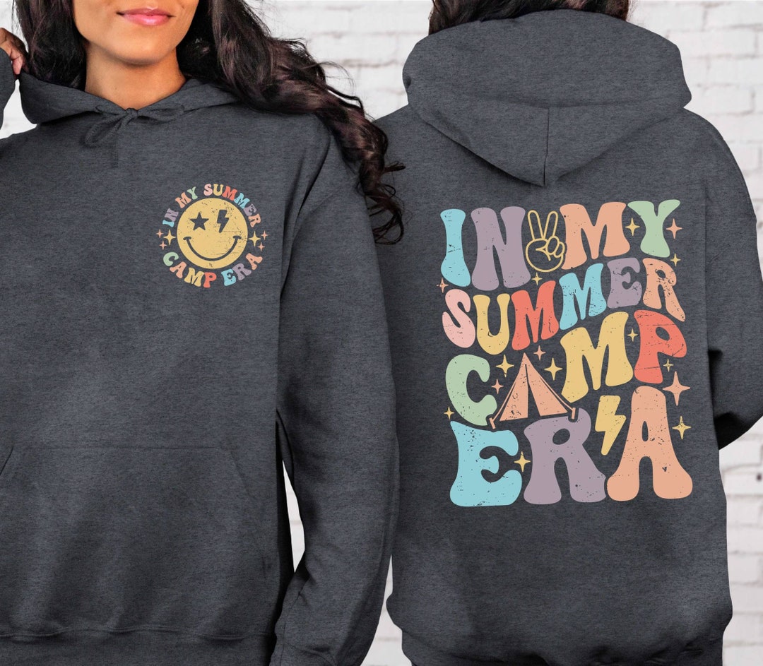 In My Summer Camp Era Hoodie, Summer Camp Shirt for Kids, School Camp ...