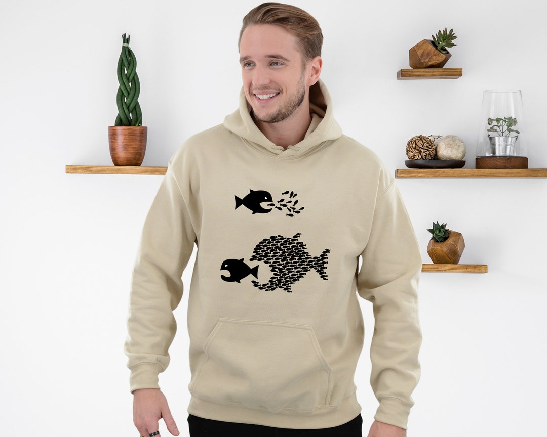 Fish Lover Hoodie, Funny Fishing Shirt, Nature Love Sweatshirt, Fish ...