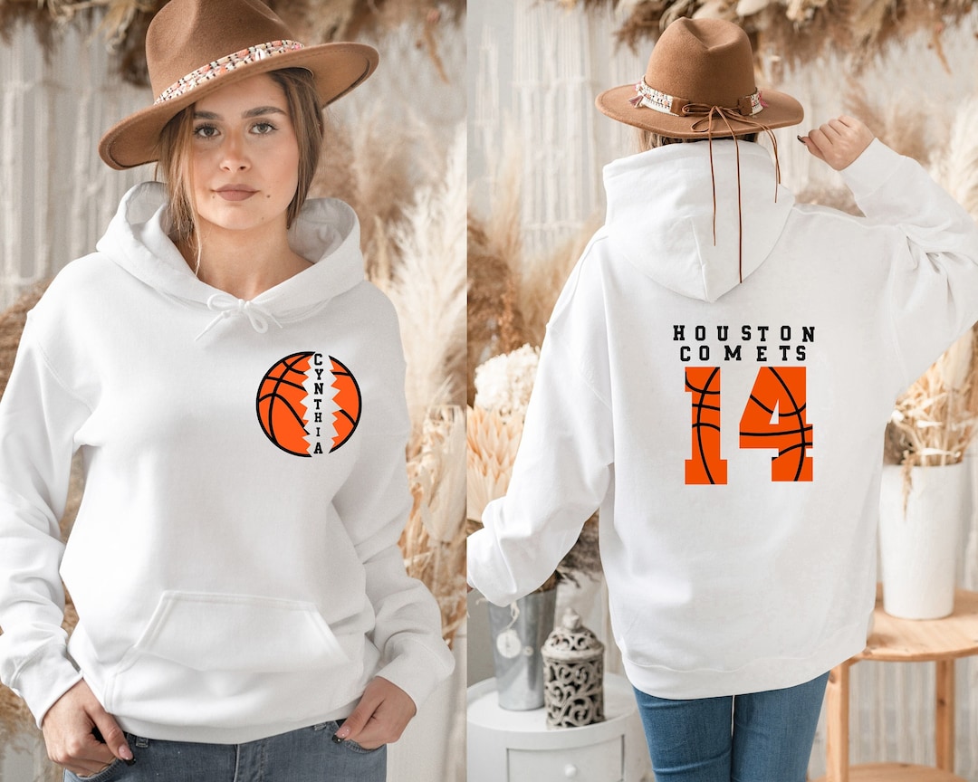 Customized Basketball Hoodie, Personalized Basketball Gift, Game Day ...