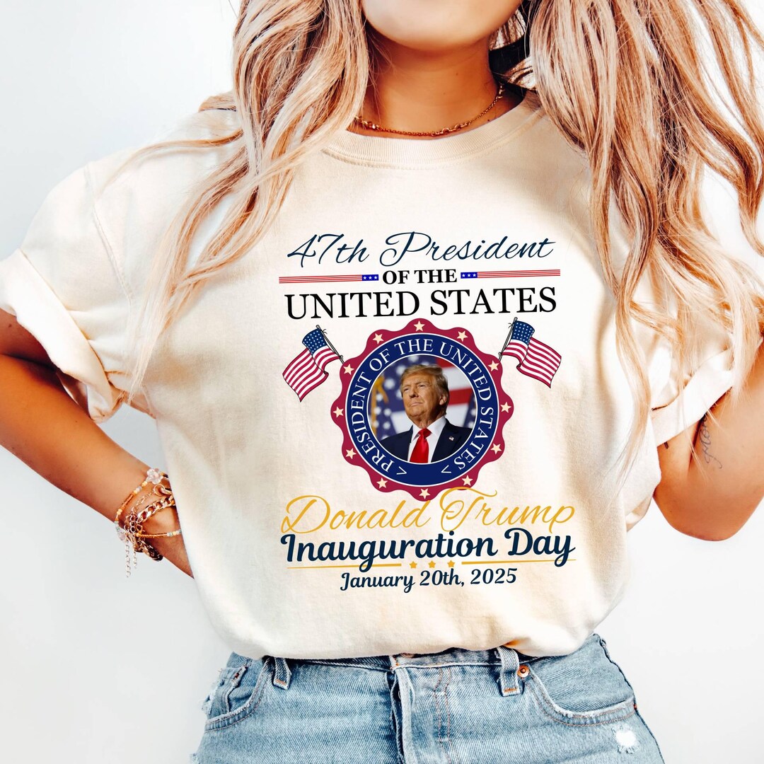 Comfort Colors® Donald Trump Inauguration Day 2025 Shirt, Trump Vance ...