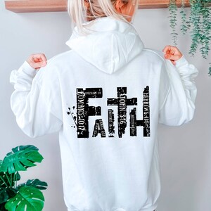 Christian Hoodie, Retro Faith Hoodie, Scripture Hoodie, Bible Verse ...