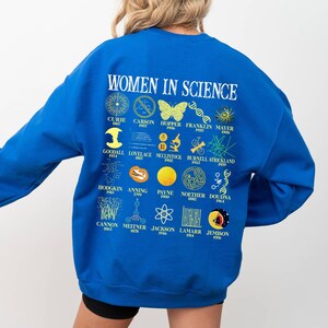 Women in Science Sweatshirt, Gift for Science Teacher, Retro Vintage ...