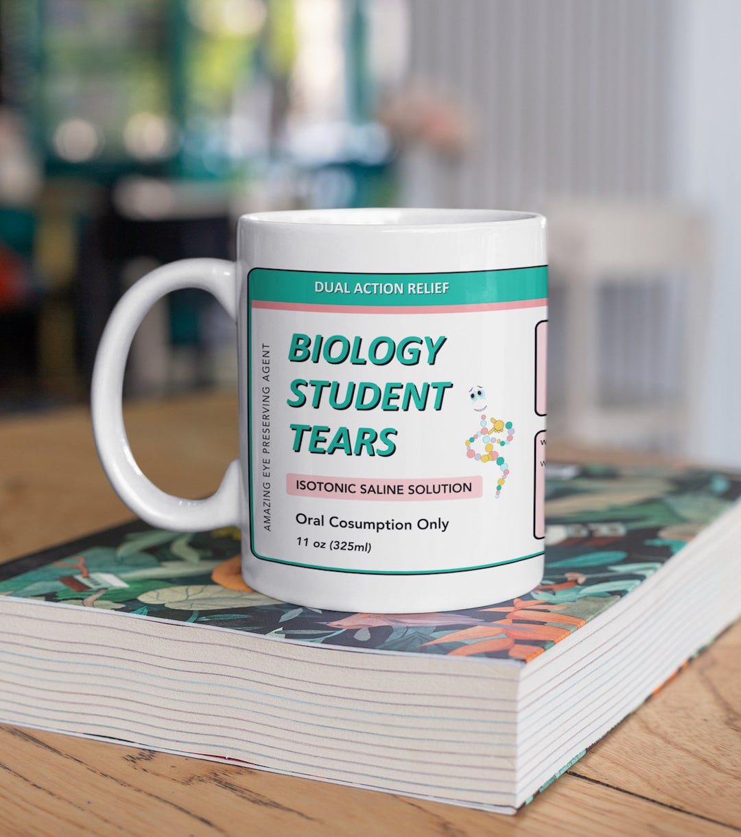 Biology Student Tears Mug, Biology Teacher Gift, School Leavers Mug ...
