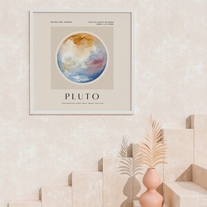 Pluto Planet Poster, Digital Download, Gift Idea, Astrology ...