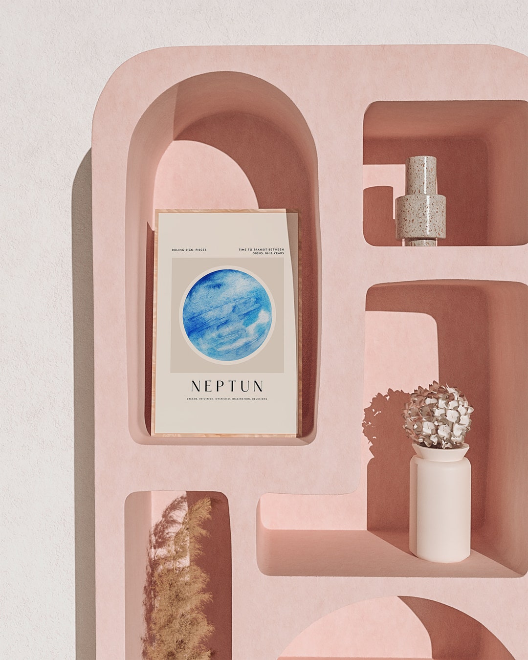 Neptun Planet Poster Digital Download Gift Idea Astrology - Etsy