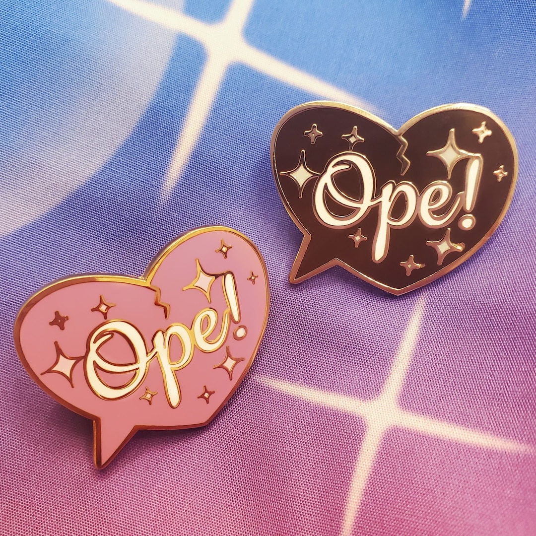 Ope Enamel Pin - Etsy