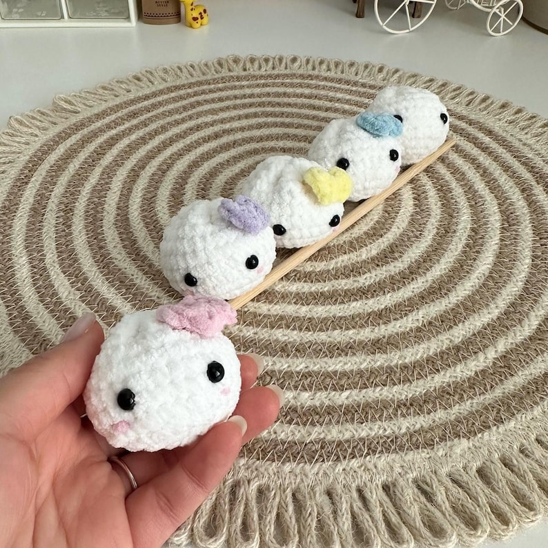 Crochet Dumpling Bao Plush | Handmade Amigurumi Bao | Cute Small ...