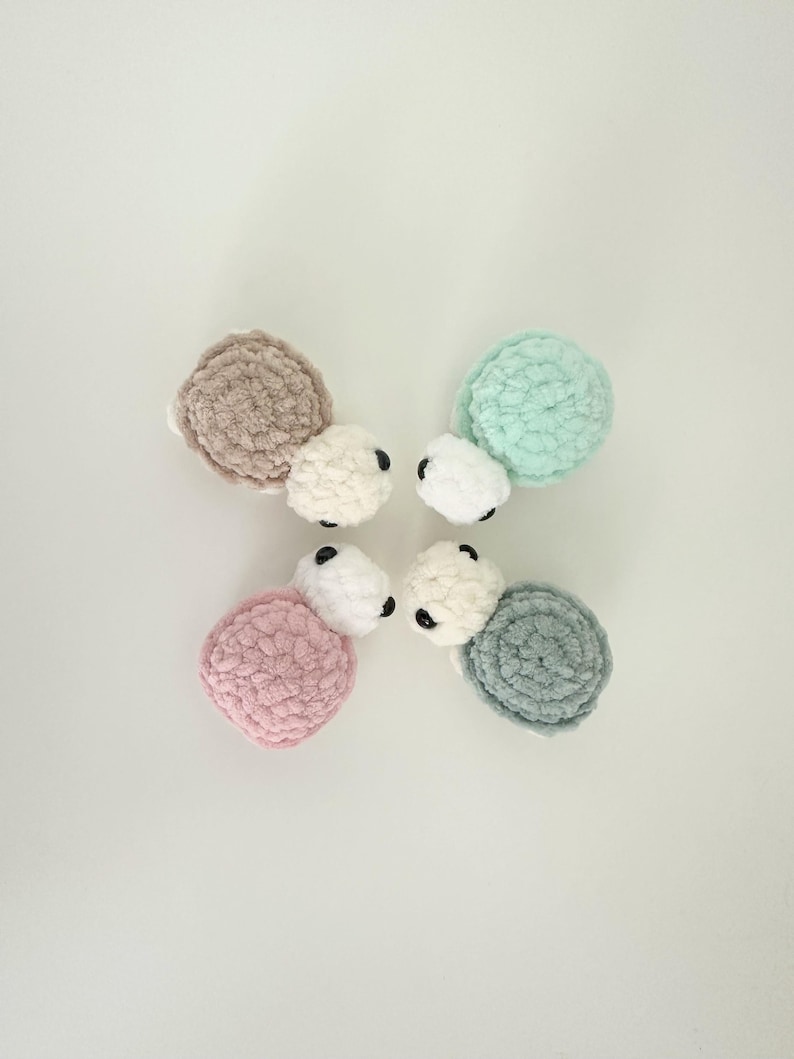 Crochet Turtle Plush: Pocket-sized Amigurumi Stuffed Animal - Etsy