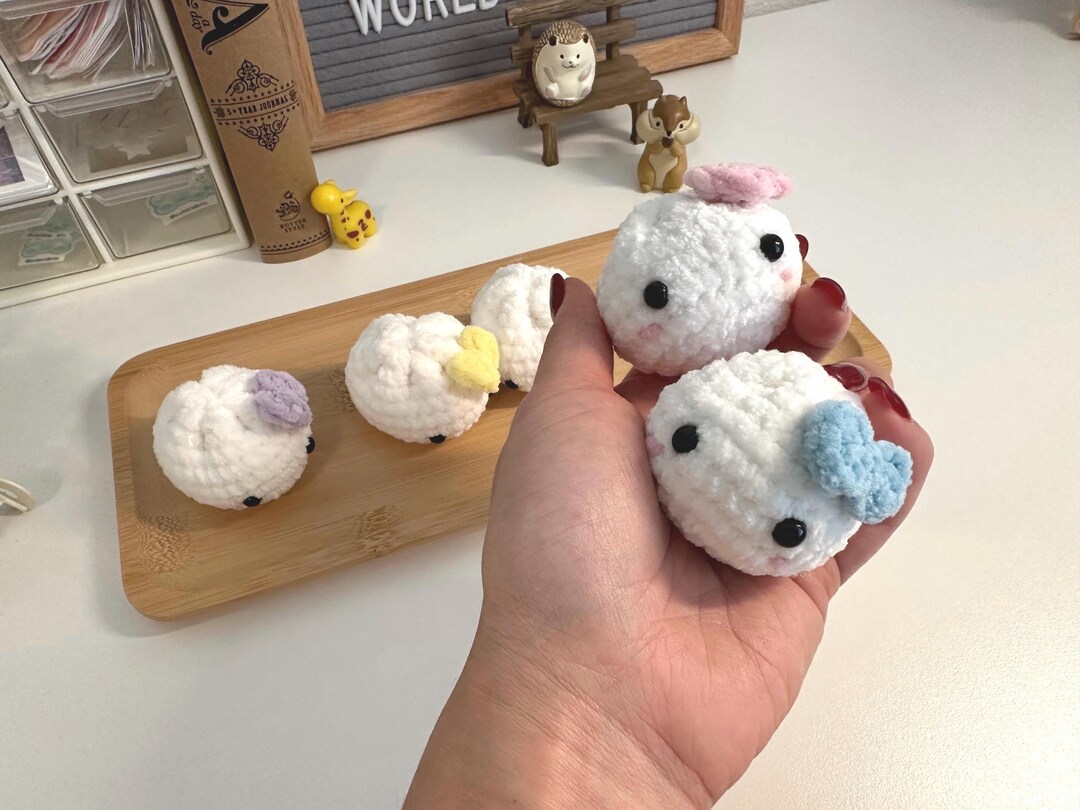 Crochet Dumpling Bao Plush | Handmade Amigurumi Bao | Cute Small ...