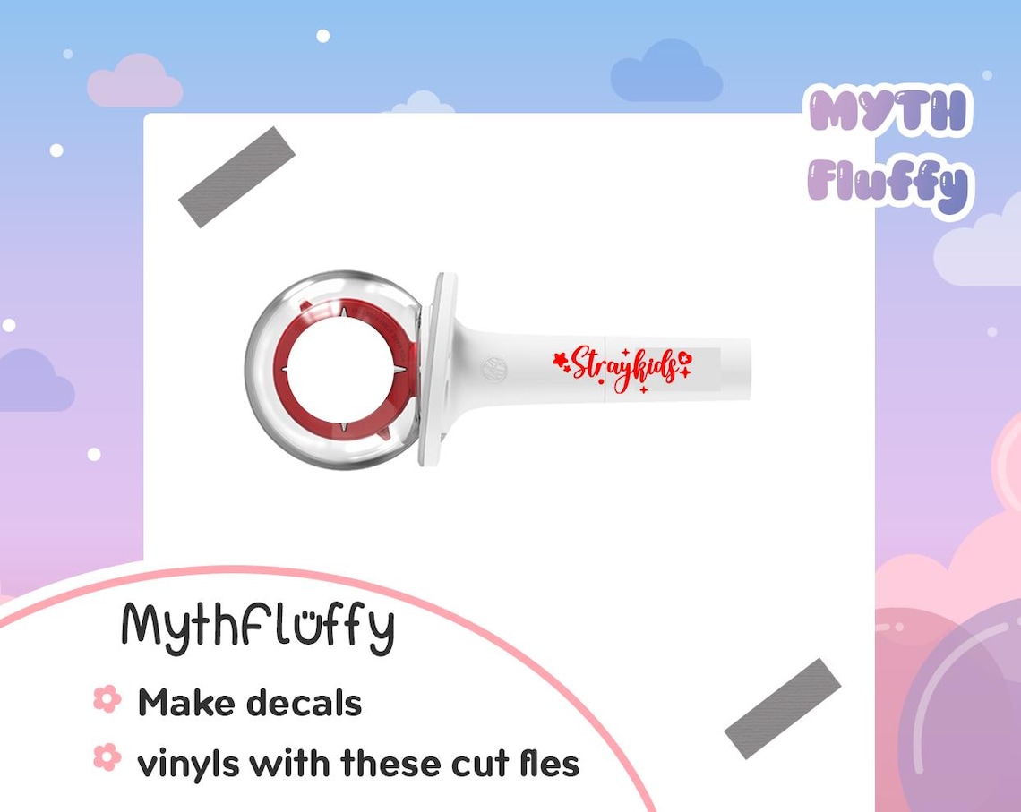 K-pop Skz Light Stick Decals / Vector Files / Stray Kids Svg Eps Png - Etsy