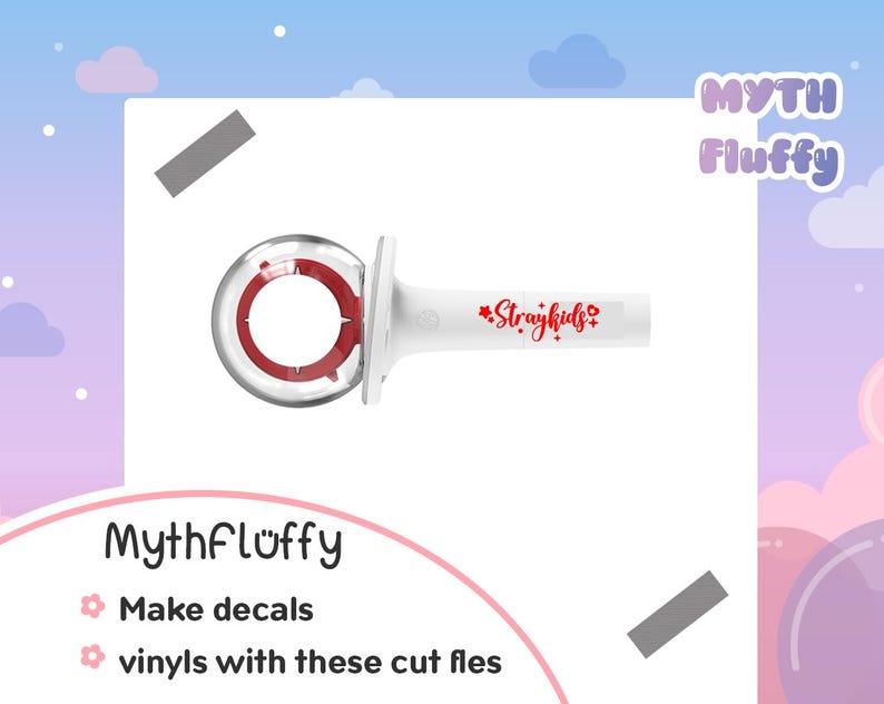 K-pop Skz | Light Stick Decals / Vector Files / Stray Kids Svg Eps Png ...