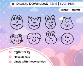 Kpop ZB1 | Lightstick Decals / Vector Files / Svg Eps Png - Etsy