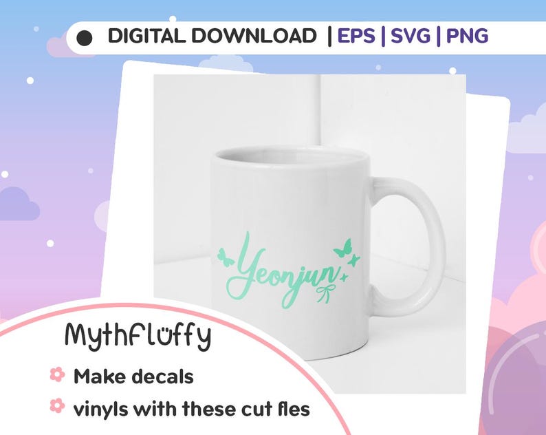 Kpop TXT - Name Svg, Png,eps / Vector Files - Etsy