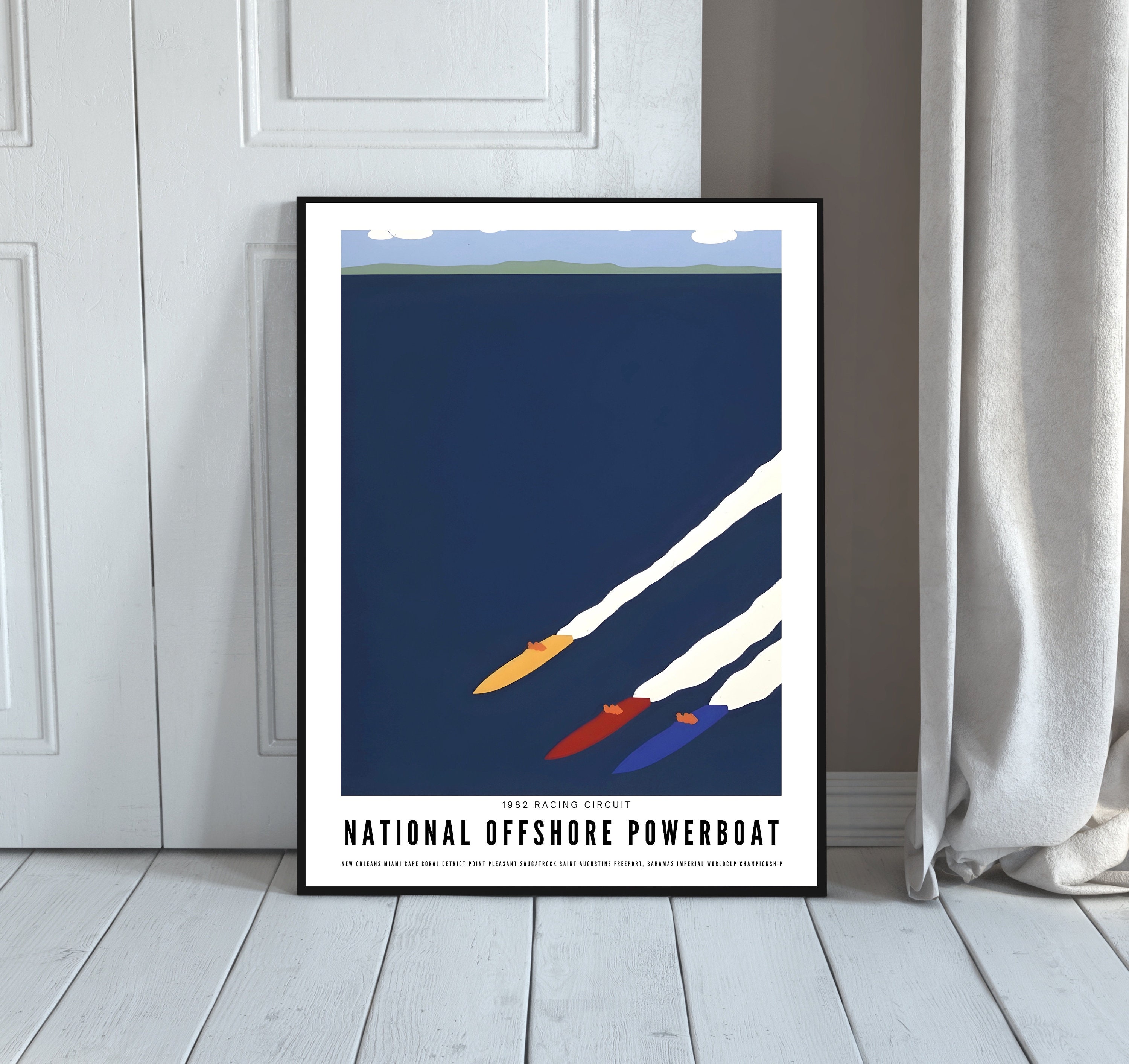 Offshore Powerboat Racing Poster, National Offshore Powerboat Racing ...