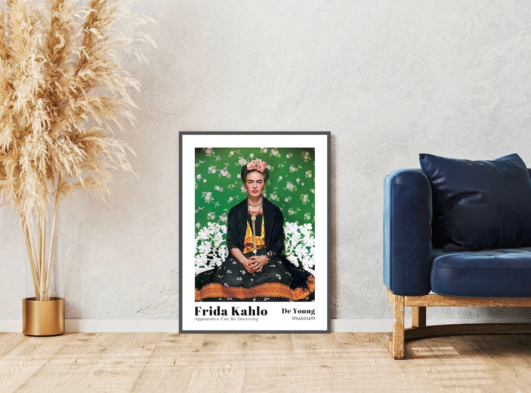 Frida Kahlo Poster, Self-portrait Exhibition Poster - Etsy
