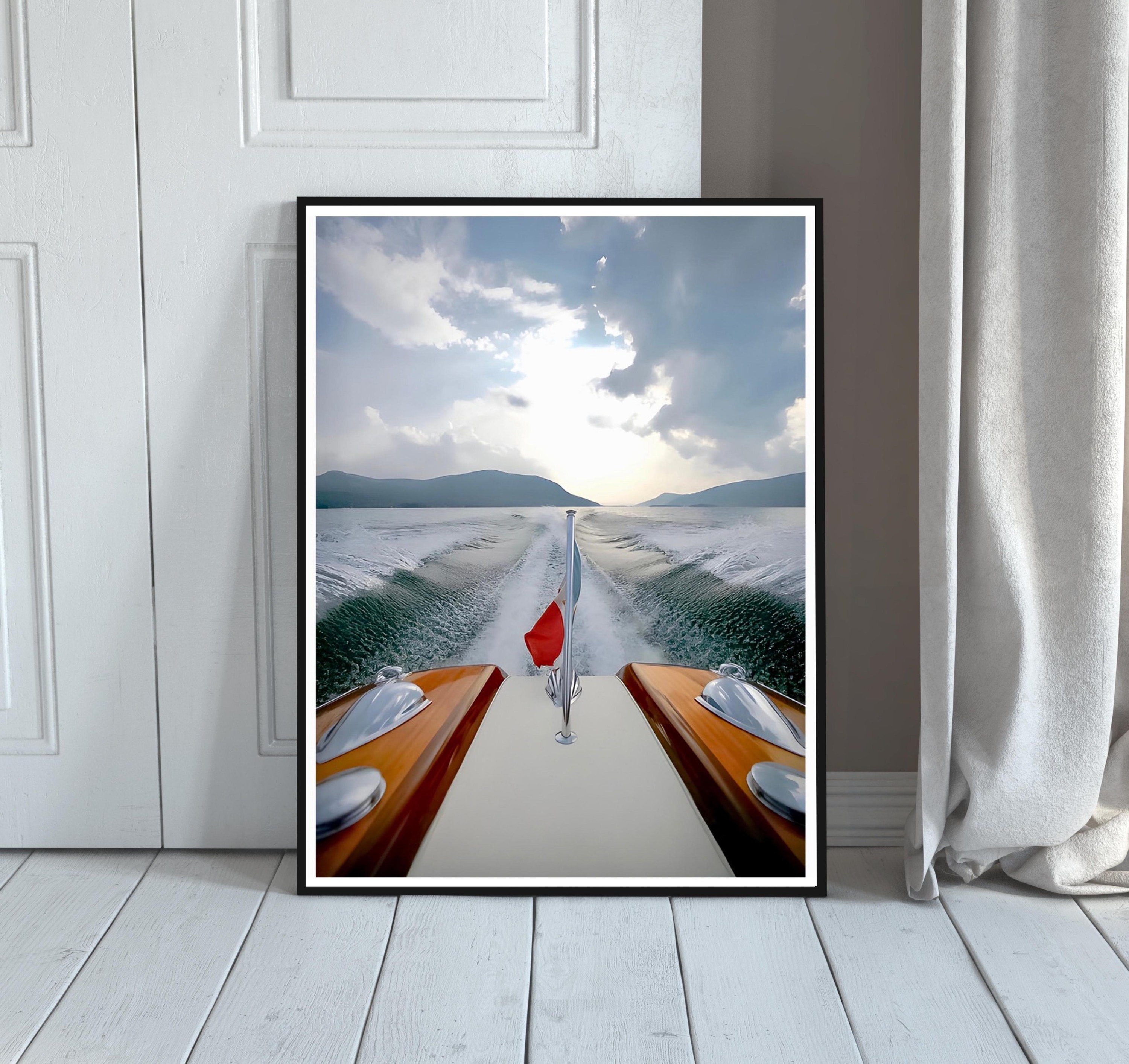 Riva Aquarama Boat Poster, Home Decor, Man Cave Gift, - Etsy