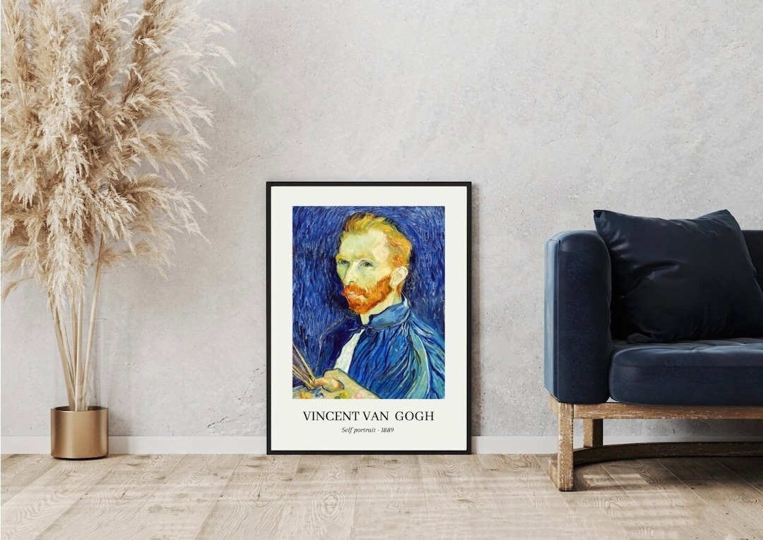 Vincent Van Gogh Poster Self Portrait 1889 Van Gogh Museum Amsterdam ...
