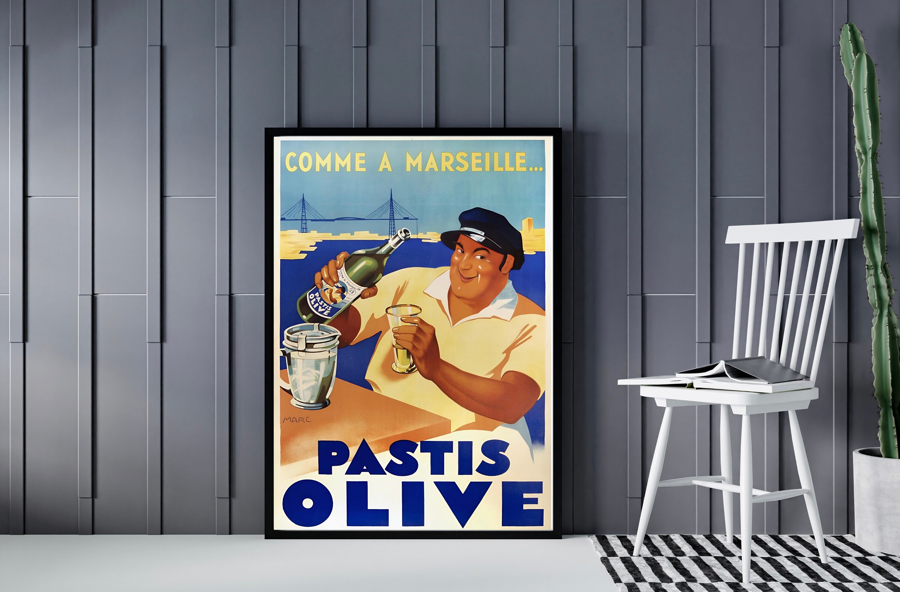Pastis Olive Poster, Vintage Food and Drink Poster, Alcohol Print, Pub ...