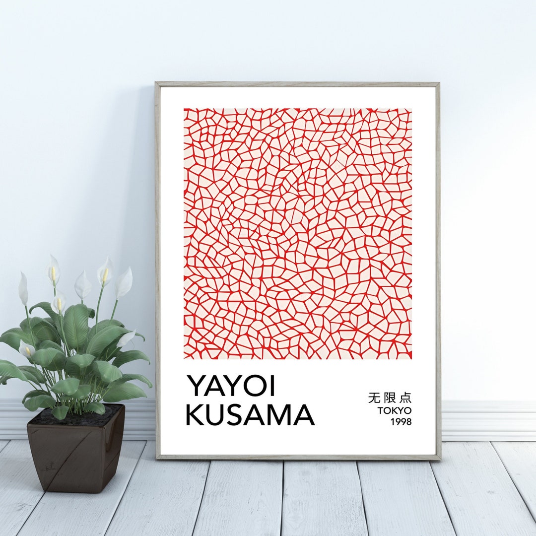 Yayoi Kusama Infinity Nets Abstract Poster, Yayoi Kusama Infinity Nets ...