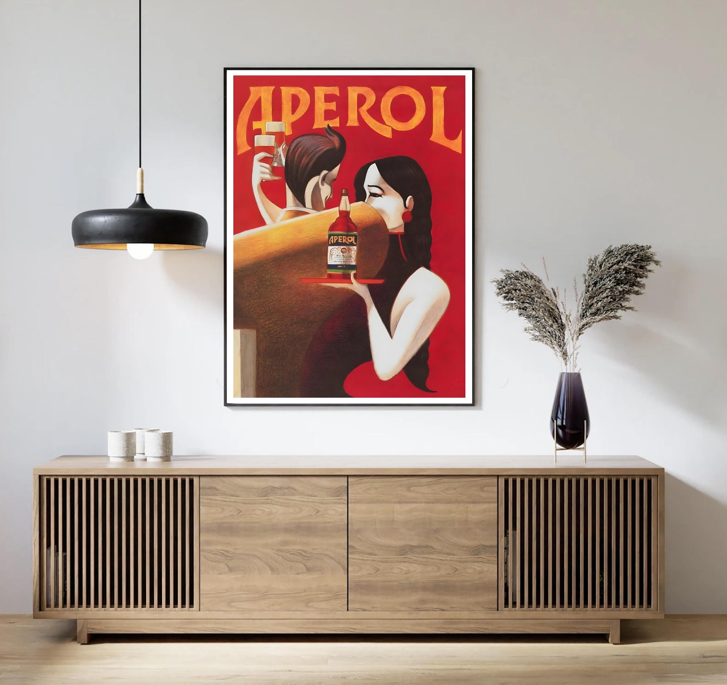 Aperol Advertisement Poster Vintage Poster Art Bar Decor - Etsy