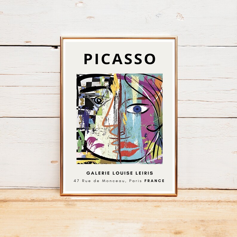 Picasso Poster, Pablo Picasso Art, Cubism Art, Picasso Exhibition ...