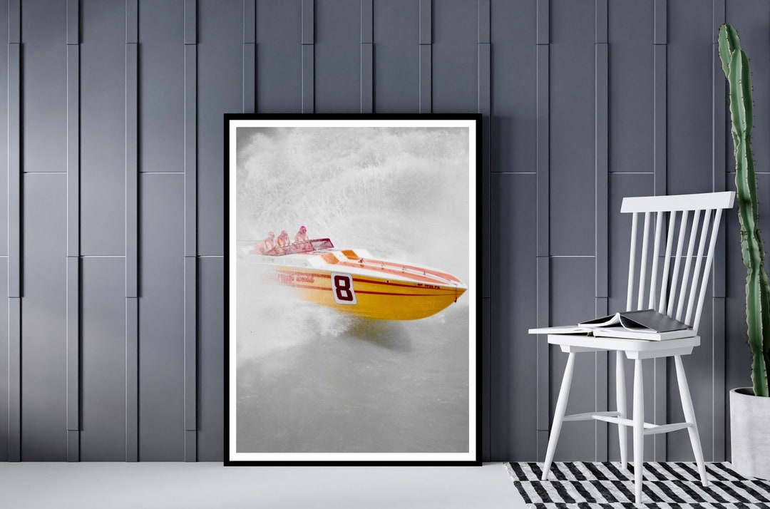 Offshore Boat Racing Poster, Bob Nordskog's, Florida Yachting, 1977 Key ...