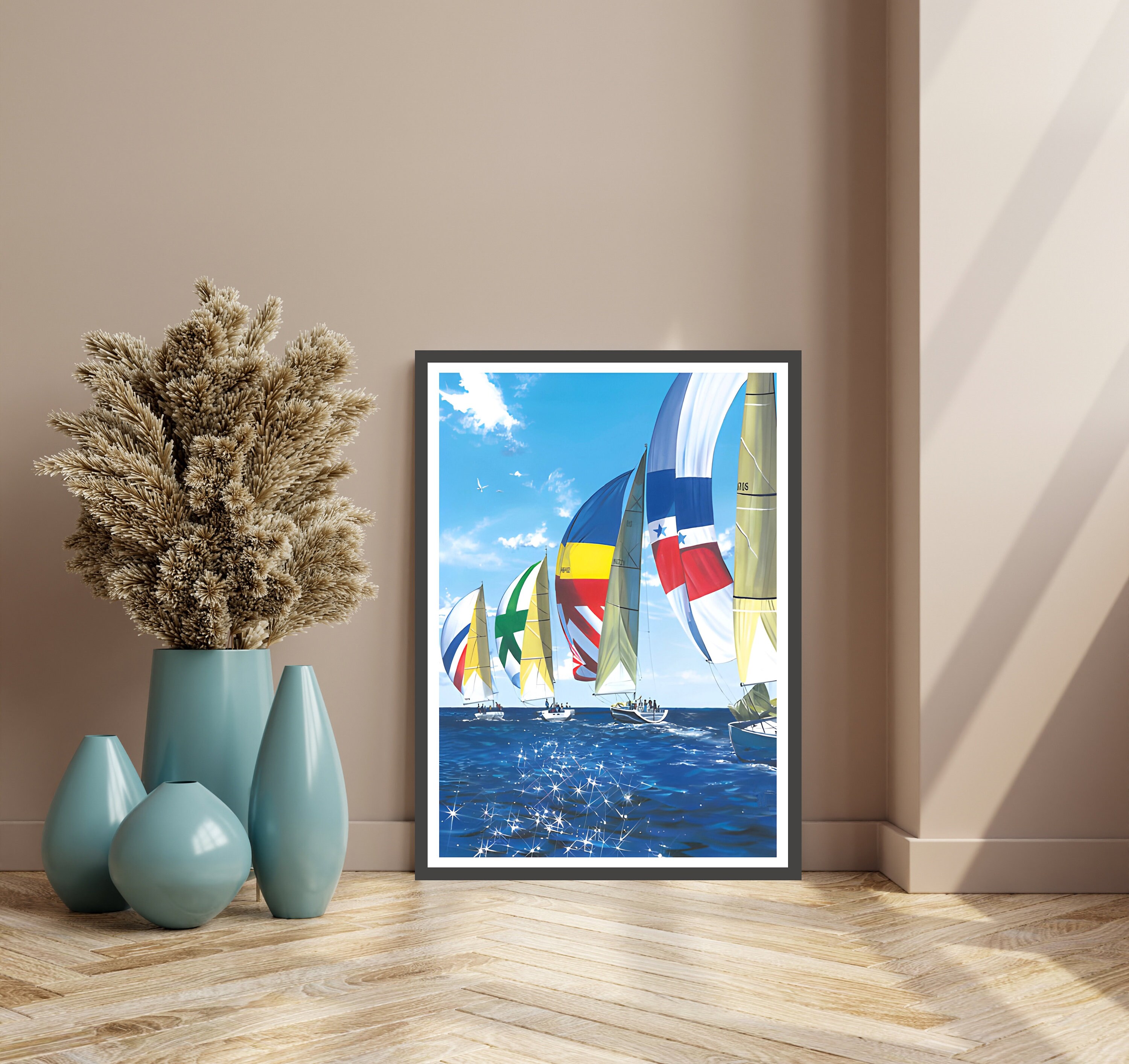 Sailing Regatta Poster, Yachting Poster, Sailing Life, Caribbean ...