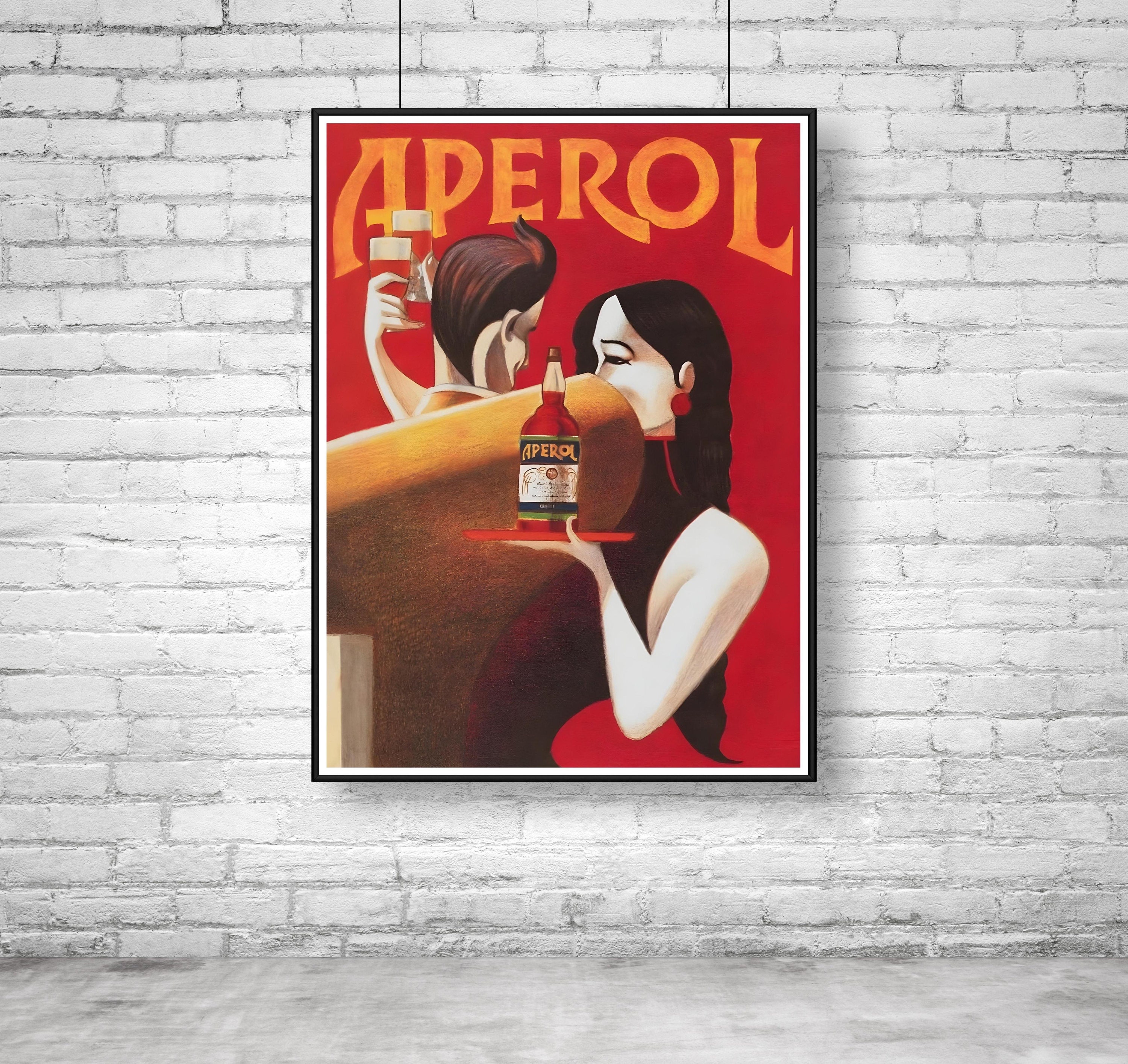 Aperol Advertisement Poster Vintage Poster Art Bar Decor - Etsy