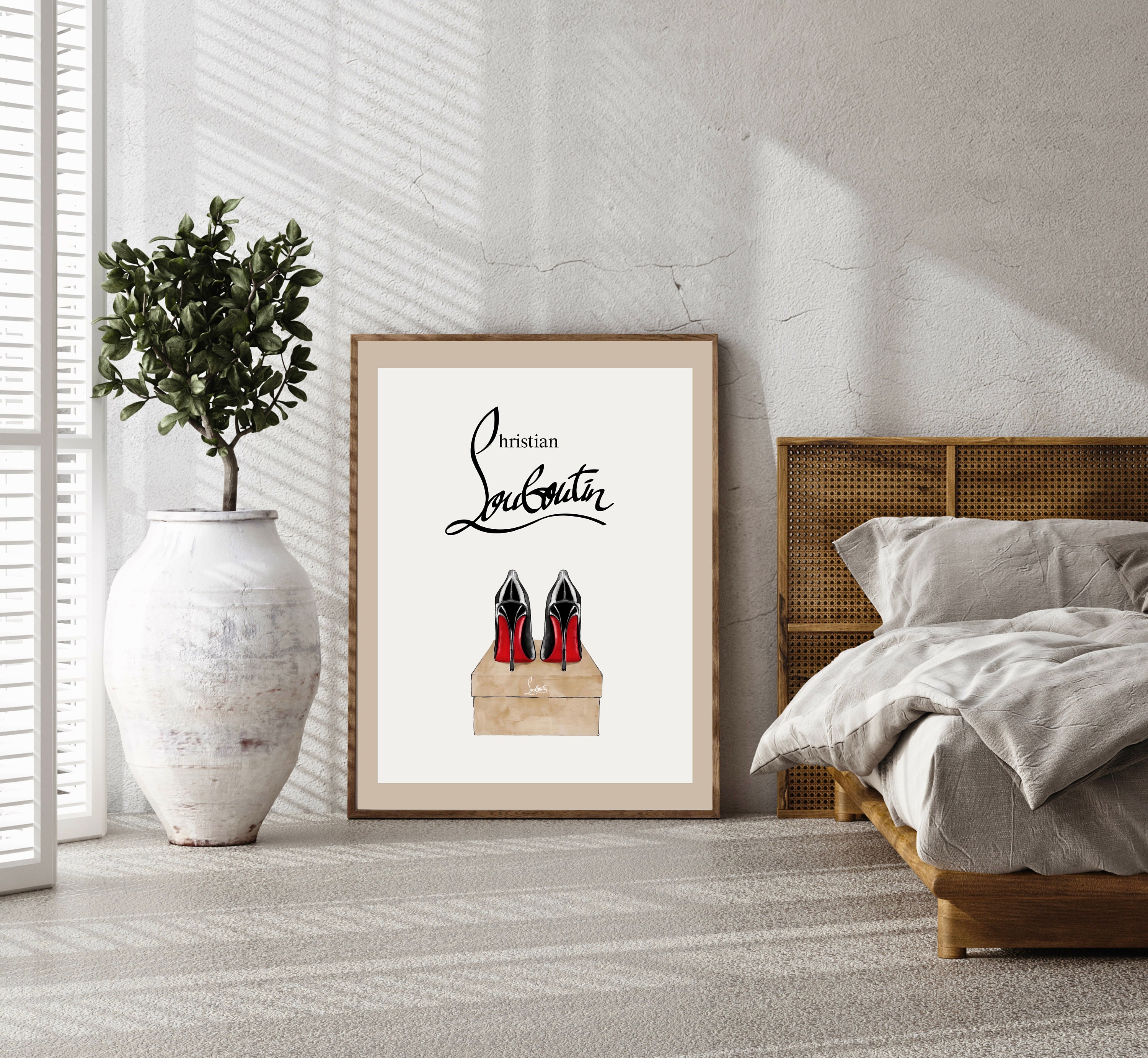 Louboutin High Heels Print, Shoes Fashion, Fashion High Heels Art ...
