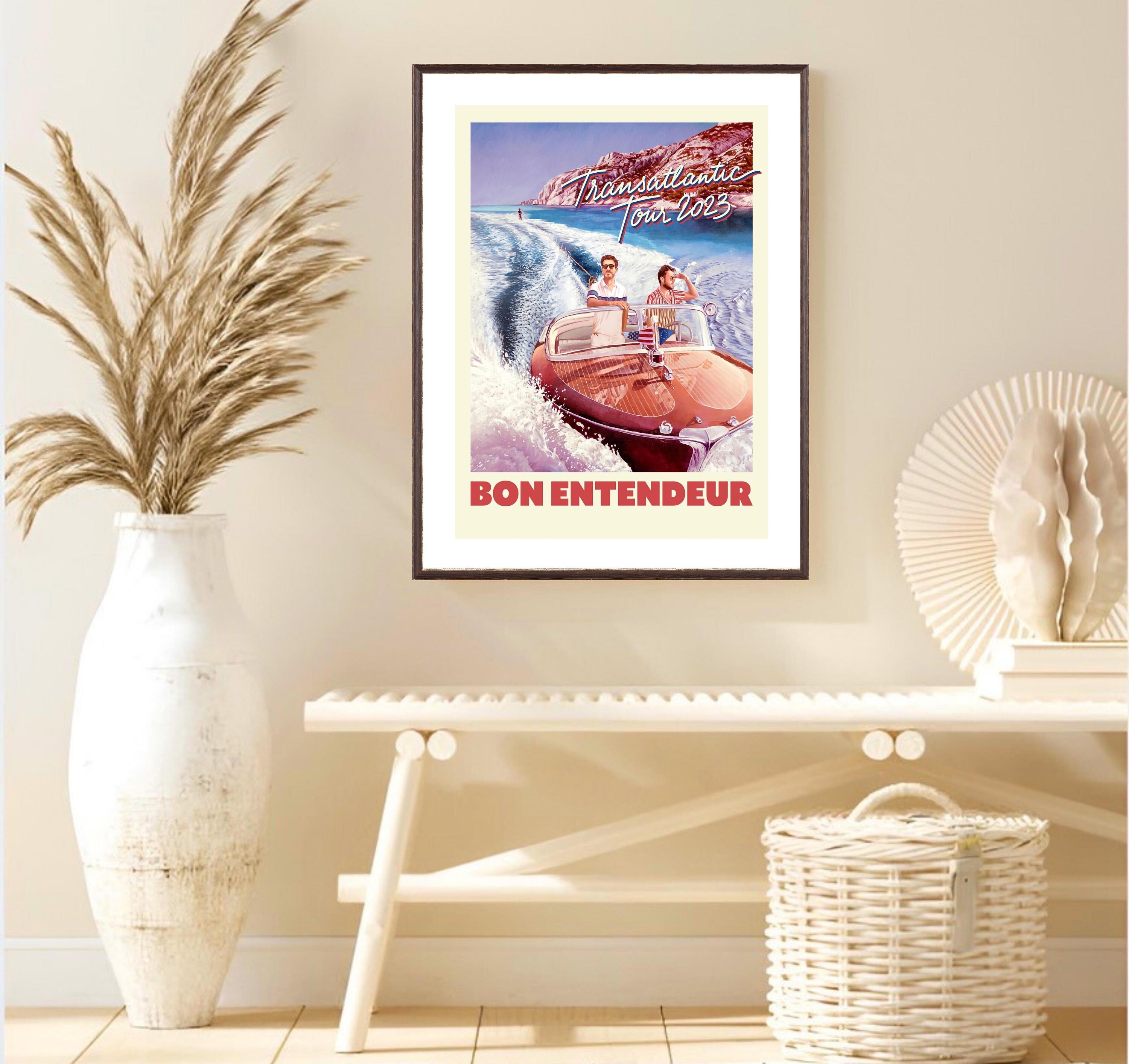 Riva Aquarama Poster, Cote D'azur Poster, Water Skiing Behind Riva ...