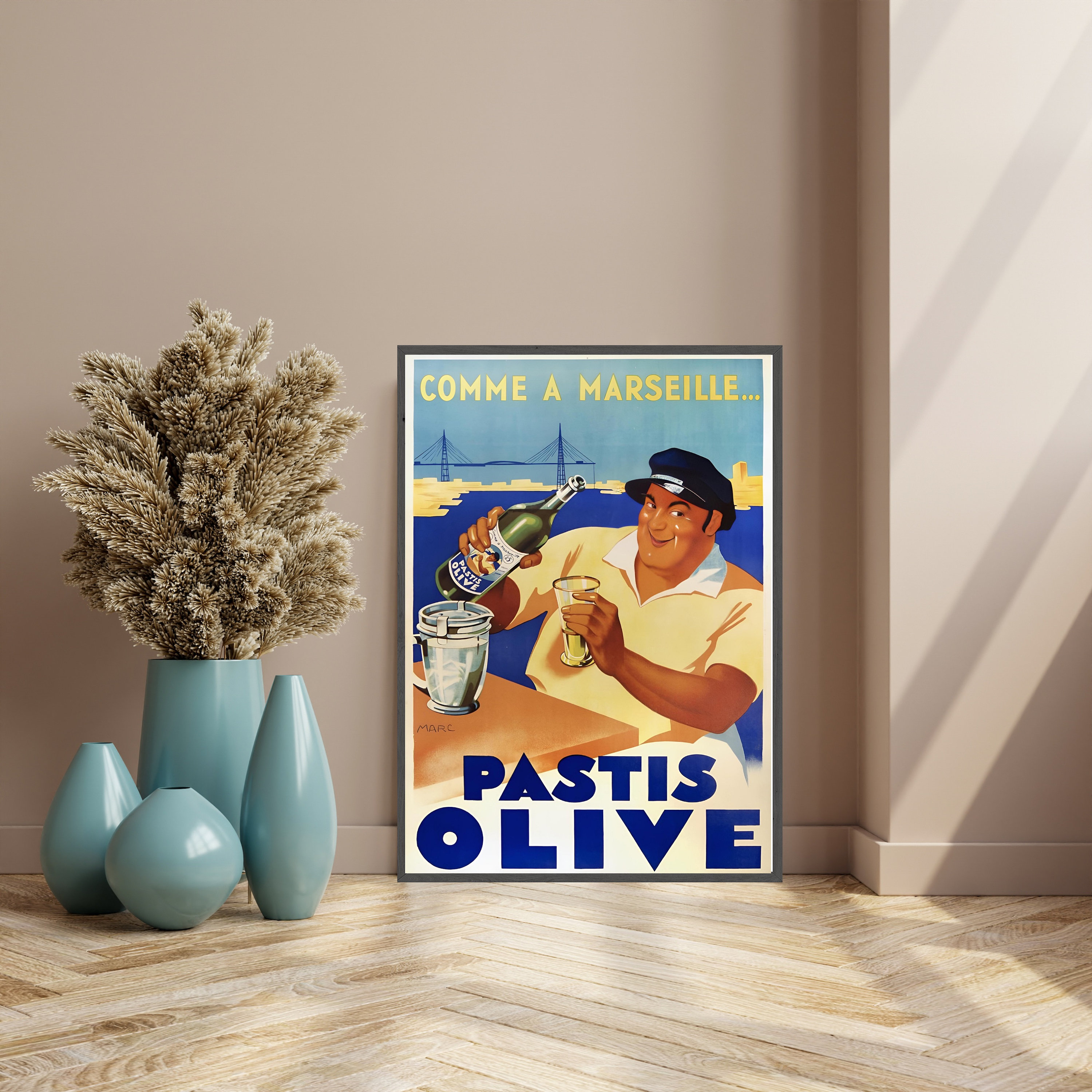 Pastis Olive Poster, Vintage Food and Drink Poster, Alcohol Print, Pub ...
