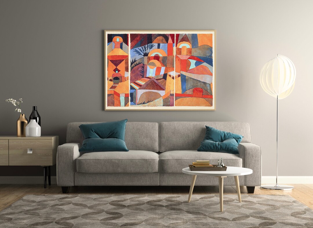 Paul Klee Temple Gardens, Abstract Art, Abstract Print, Fine Art Print ...