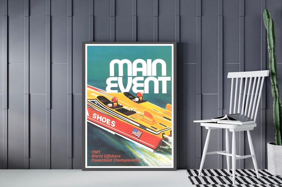 Offshore Powerboat Racing Poster, the Main Event Offshore Powerboats ...